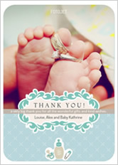 Baby Thank You Cards - Make Custom Baby Thank You Cards Online | FotoJet