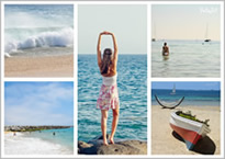 Beach Collage - Make Beach Collages Online For Free | FotoJet