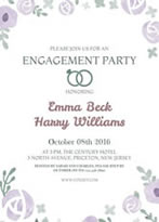 Engagement Invitation - Design Your Own Engagement Invitation Card ...